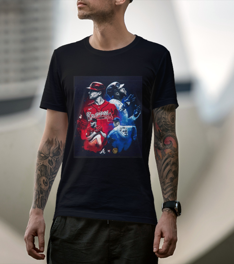 Braves Vs Brewers Showdown Chris Sale Jacob Misiorowski Pitching Duel In Milwaukee T-Shirt