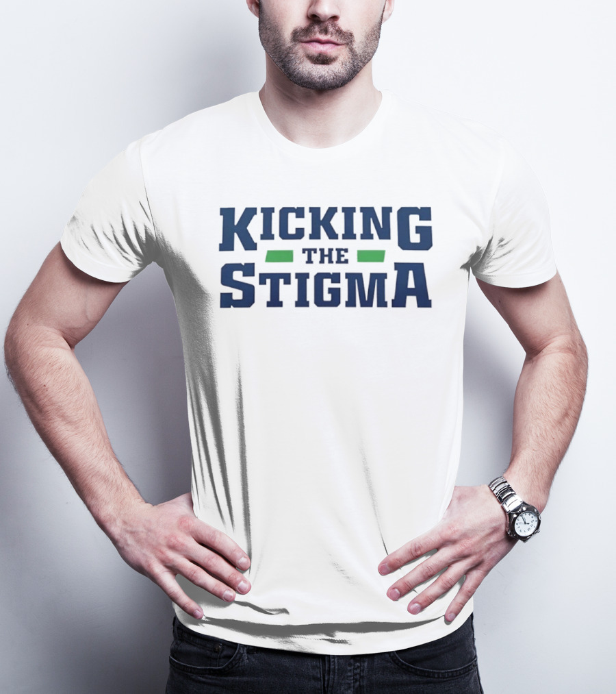 Kicking The Stigma Mental Health Awareness T-Shirt