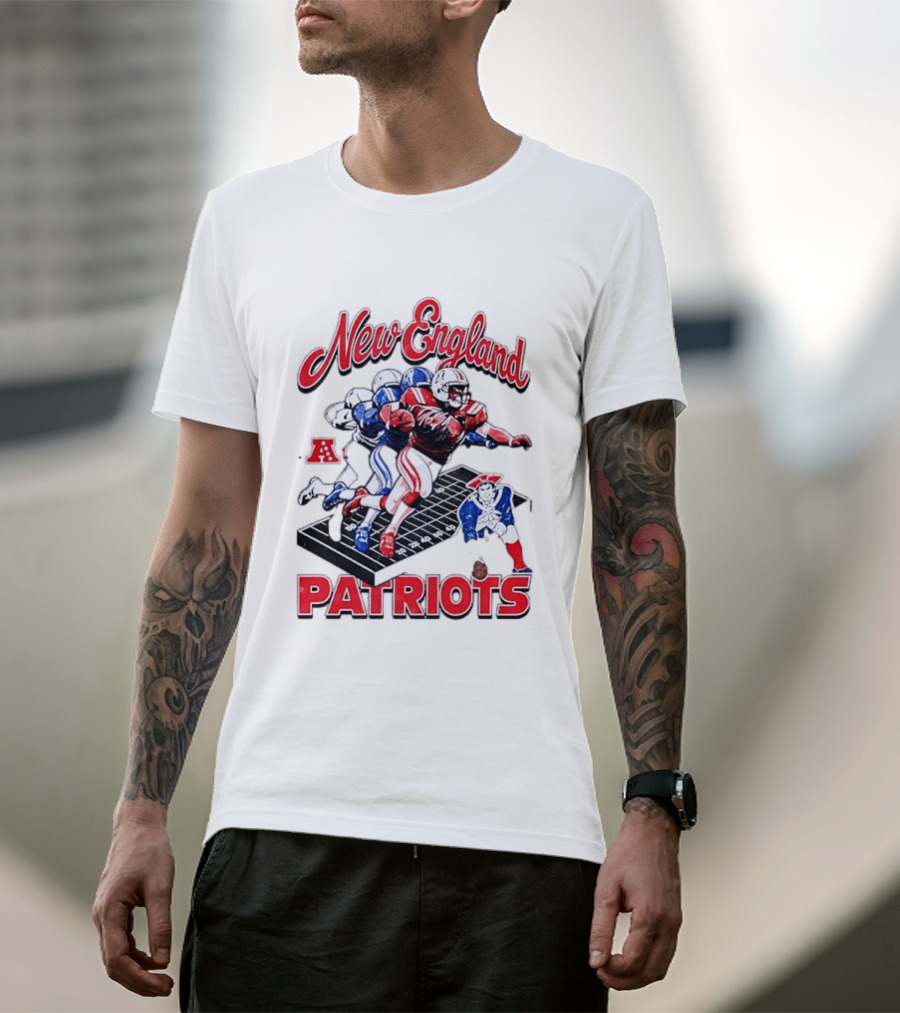 New England Patriots Football Player Action AFC T-Shirt