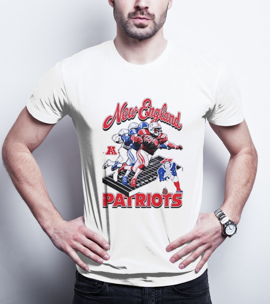 New England Patriots Football Player Action AFC T-Shirt