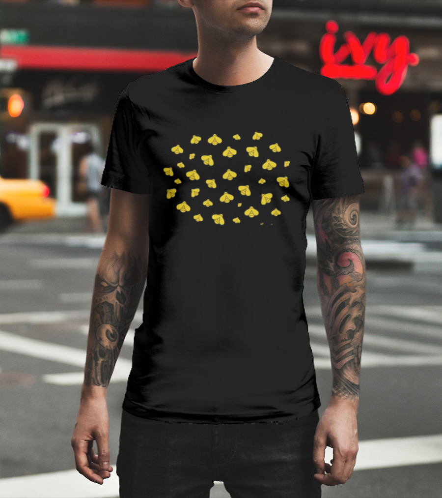 The Bitter Southerner General Store Lightning Bugs Adult Yellow Firefly T-Shirt
