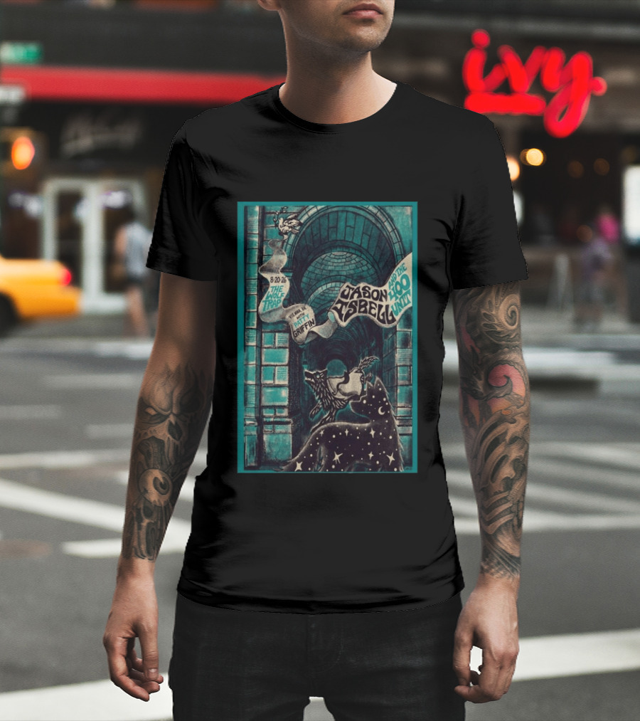Jason Isbell And The 400 Unit The Wolf Trap Vienna VA Aug 20 2026 Featuring Patty Griffin T-Shirt