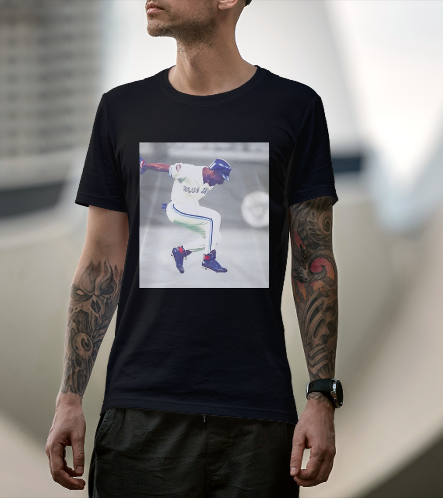 Joe Carter Toronto Blue Jays Baseball Jump Celebration T-Shirt
