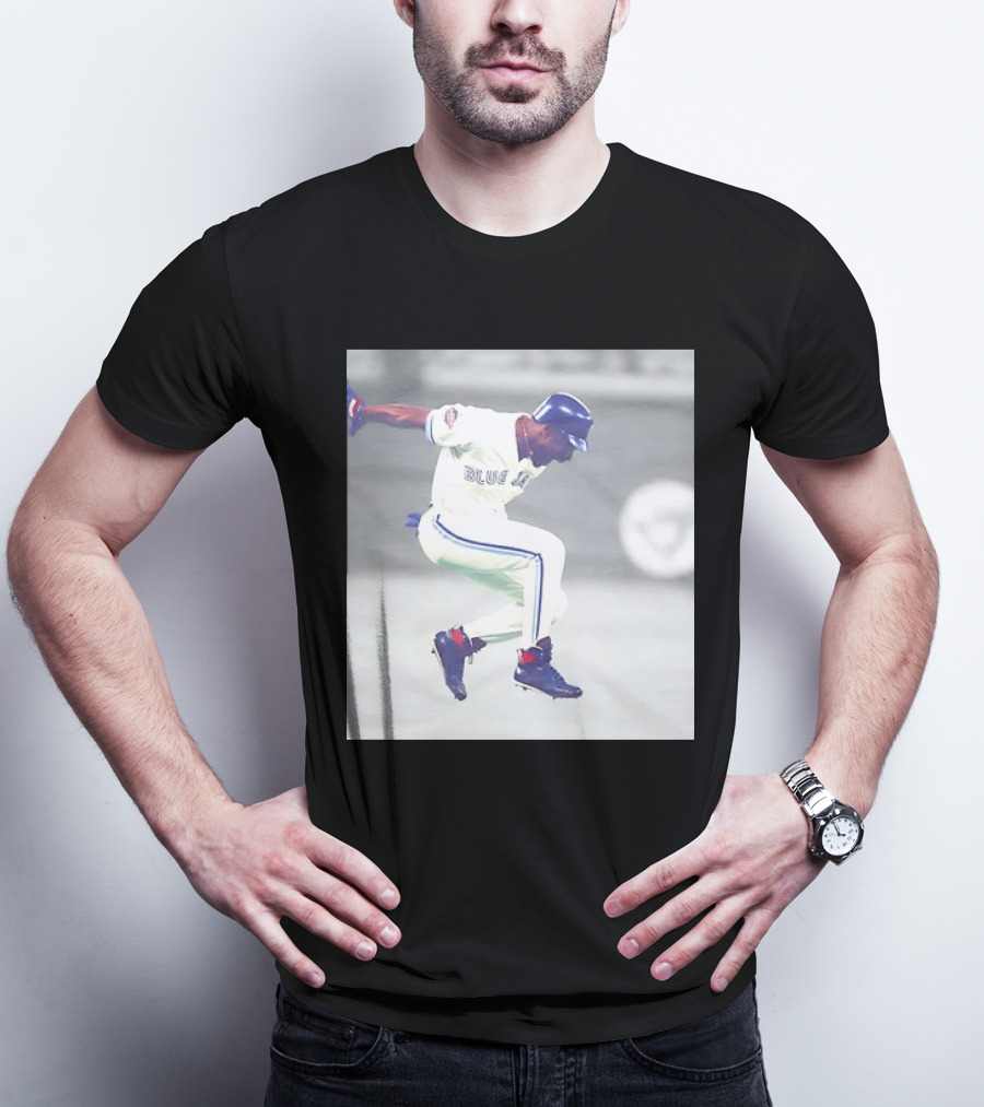 Joe Carter Toronto Blue Jays Baseball Jump Celebration T-Shirt