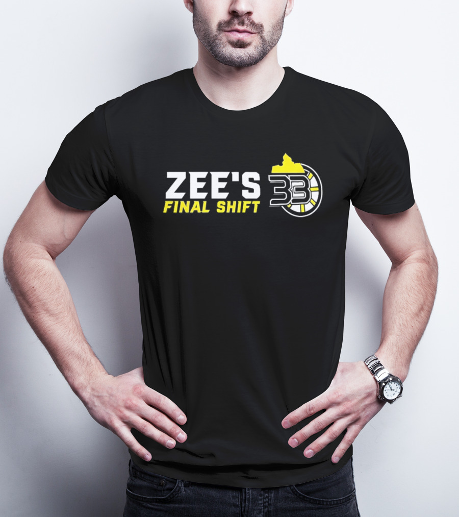Zee's Final Shift 33 Boston Bruins Zdeno Chara T-Shirt
