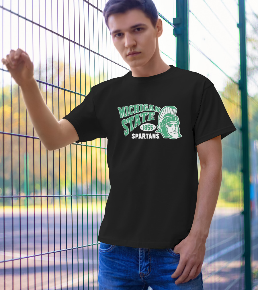 Michigan State Spartans 1855 NCAA College Sports MSU T-Shirt