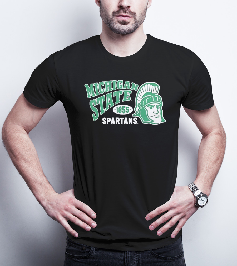 Michigan State Spartans 1855 NCAA College Sports MSU T-Shirt
