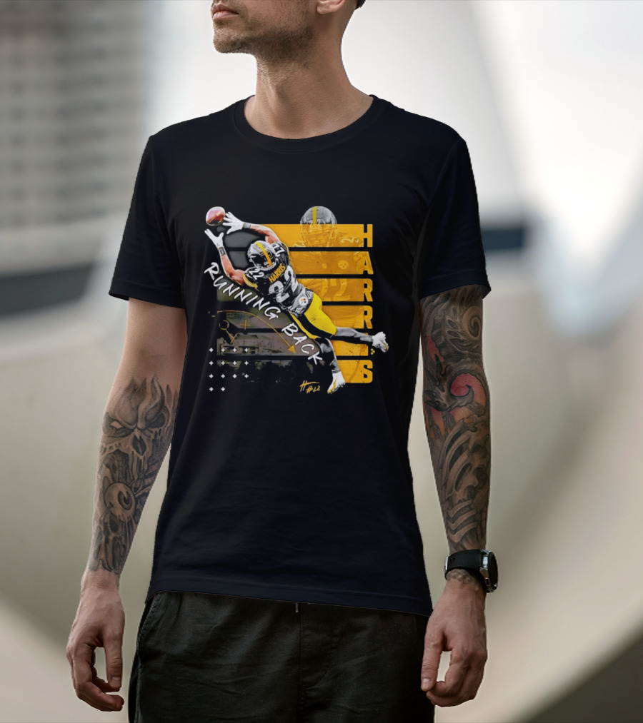 Najee Harris 22 Pittsburgh Running Back Steelers Football T-Shirt