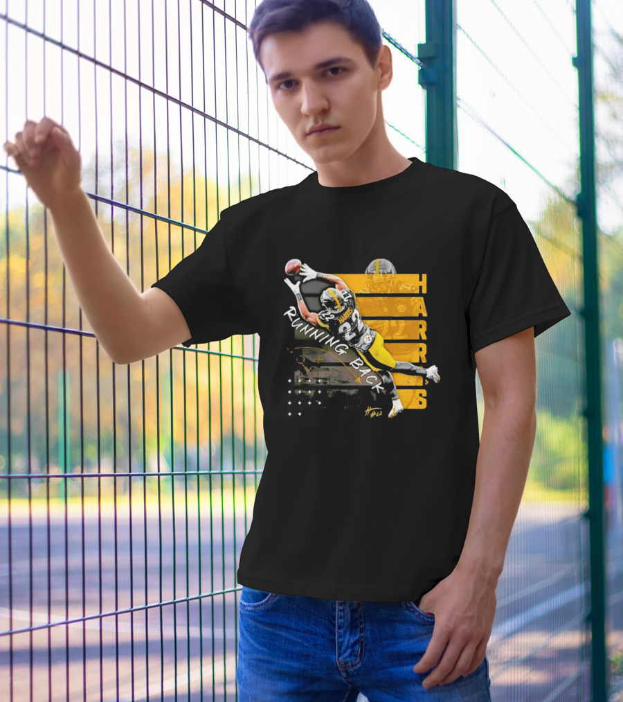Najee Harris 22 Pittsburgh Running Back Steelers Football T-Shirt