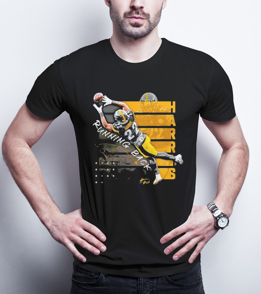 Najee Harris 22 Pittsburgh Running Back Steelers Football T-Shirt