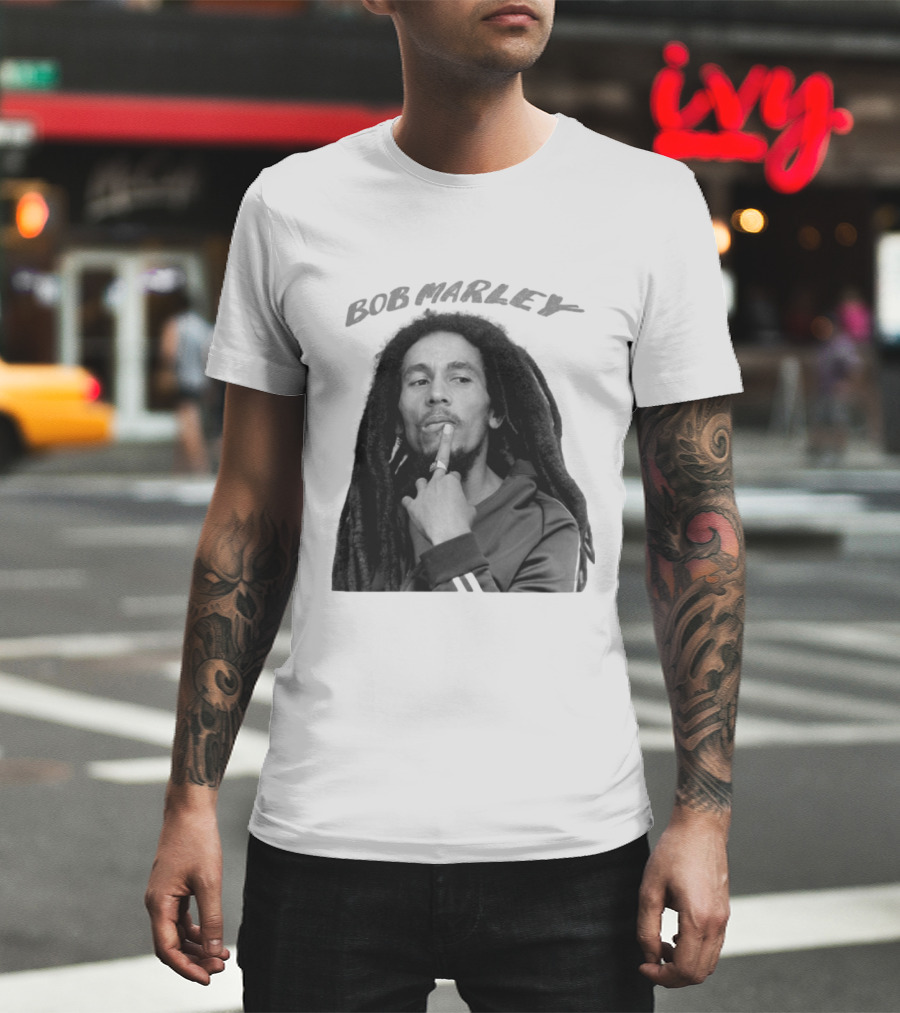 Bob Marley Iconic Pose Jumbo T-Shirt