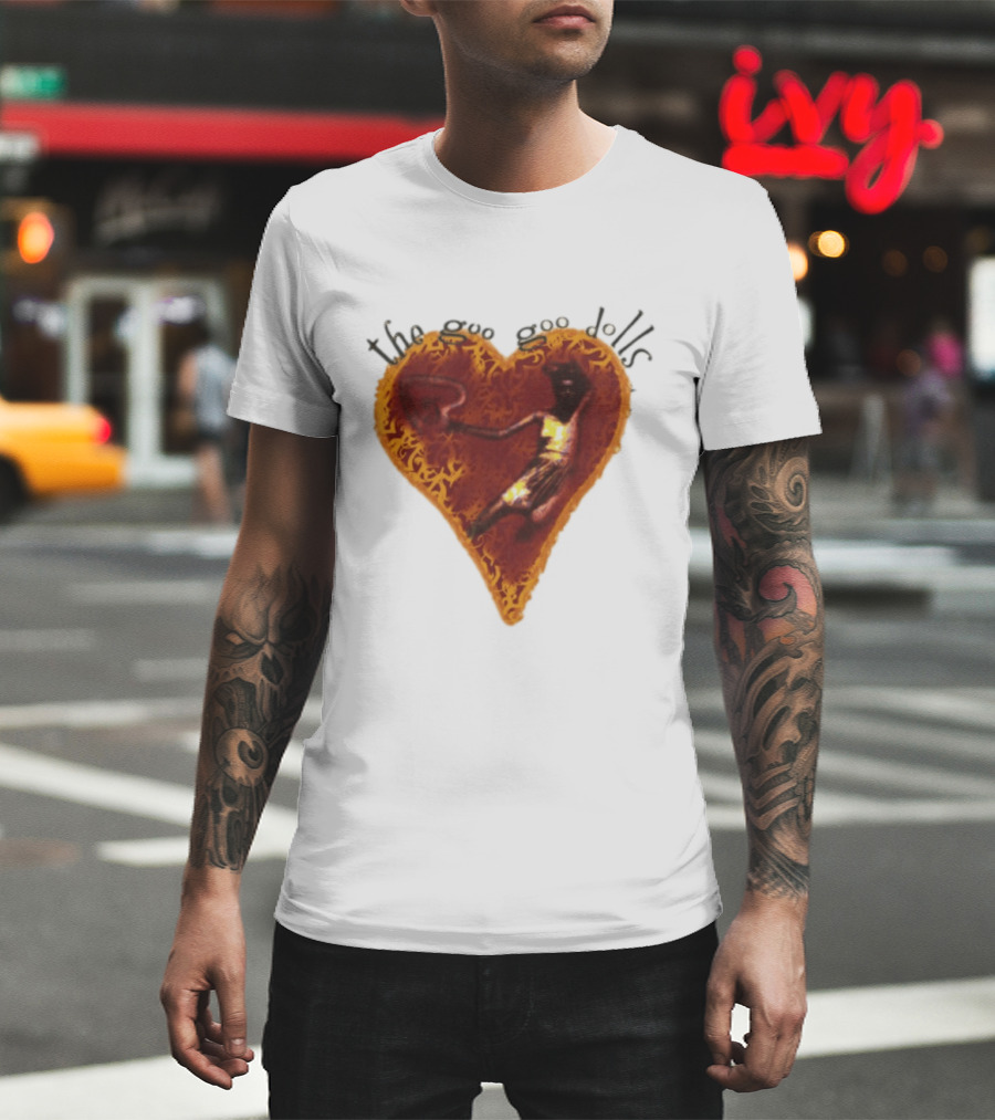 The Goo Goo Dolls Dizzy Up The Girl Heart Basketball Player T-Shirt