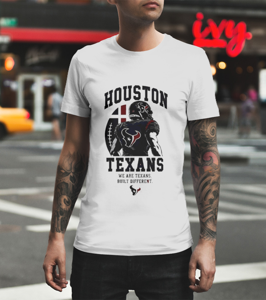 Houston Texans We Are Built Different Football Pride T-Shirt