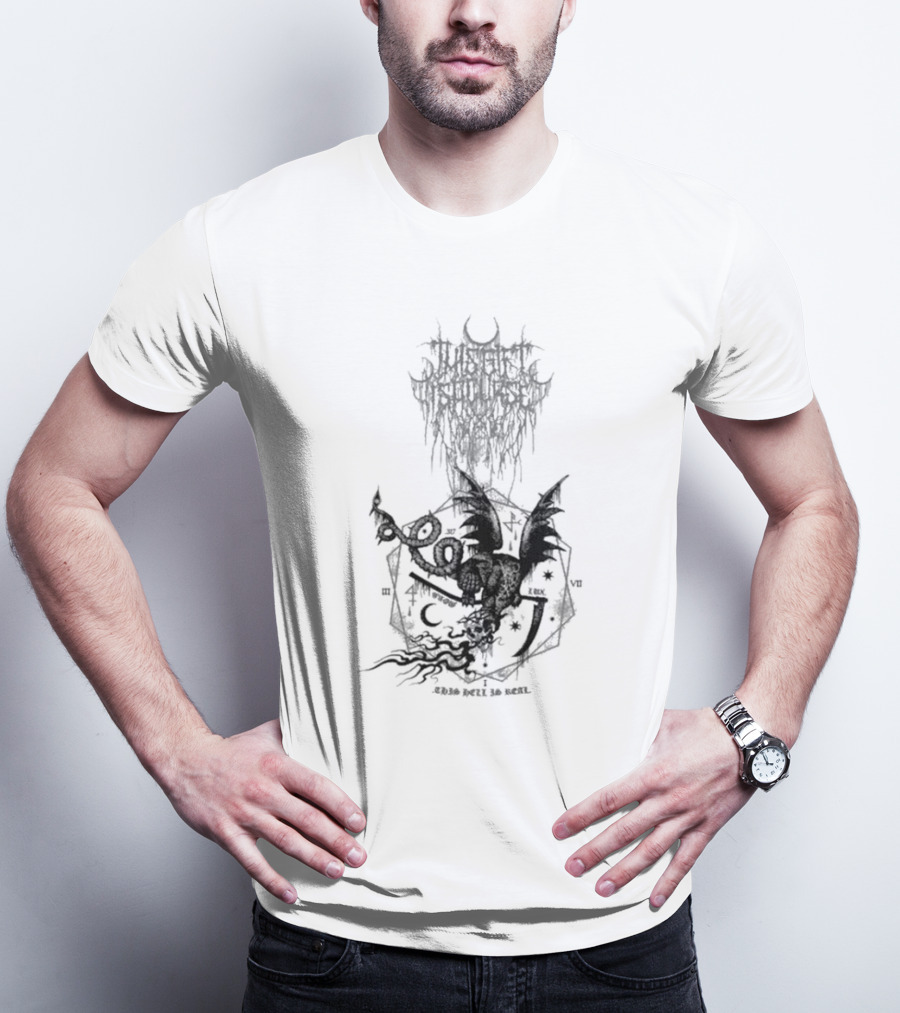 Tnor This Gift Is A Curse Black Metal White Death T-Shirt