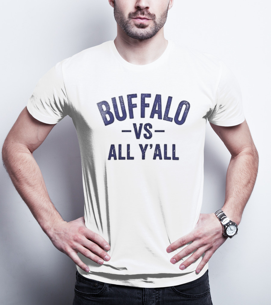 Buffalo Bills Vs All Y'all Patriot Day Flag T-Shirt