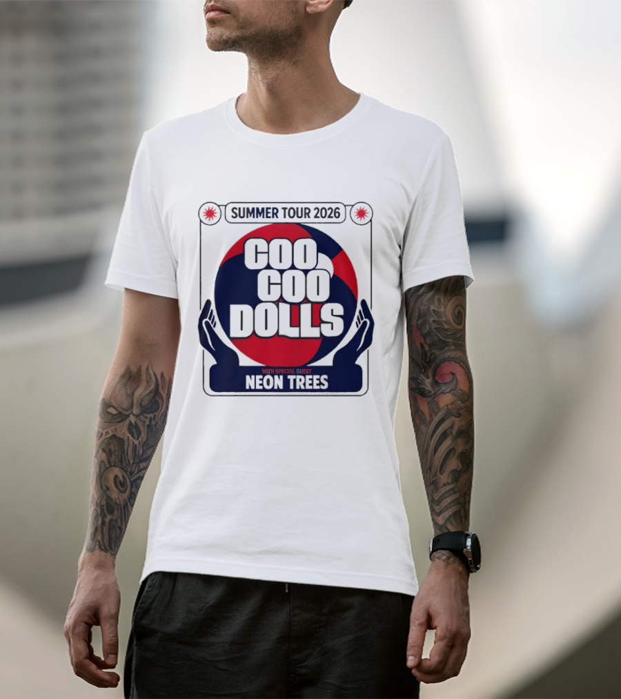 Coo Coo Dolls Summer Tour 2026 Featuring Neon Trees Concert Event T-Shirt