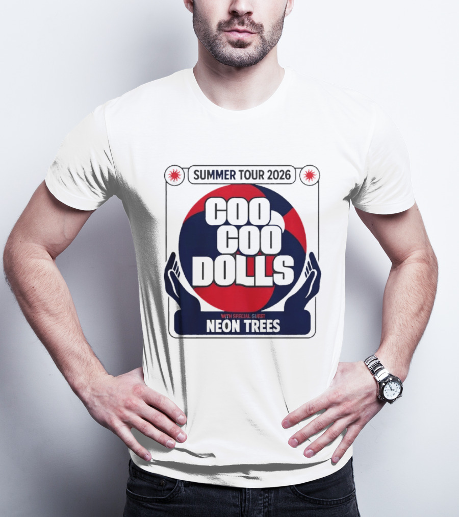 Coo Coo Dolls Summer Tour 2026 Featuring Neon Trees Concert Event T-Shirt