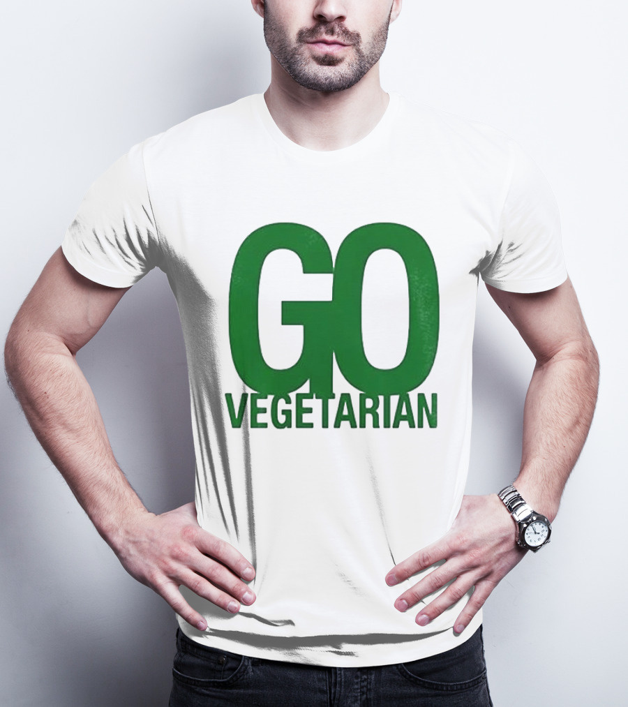 Justice Hamburgers Are Made Of What Go Vegetarian Cow T-Shirt
