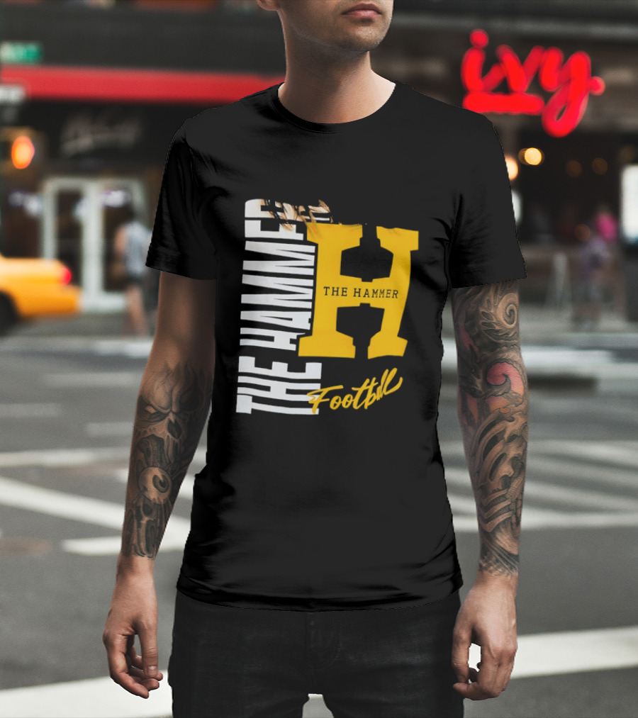 The Hammer H Athletic Football Team T-Shirt