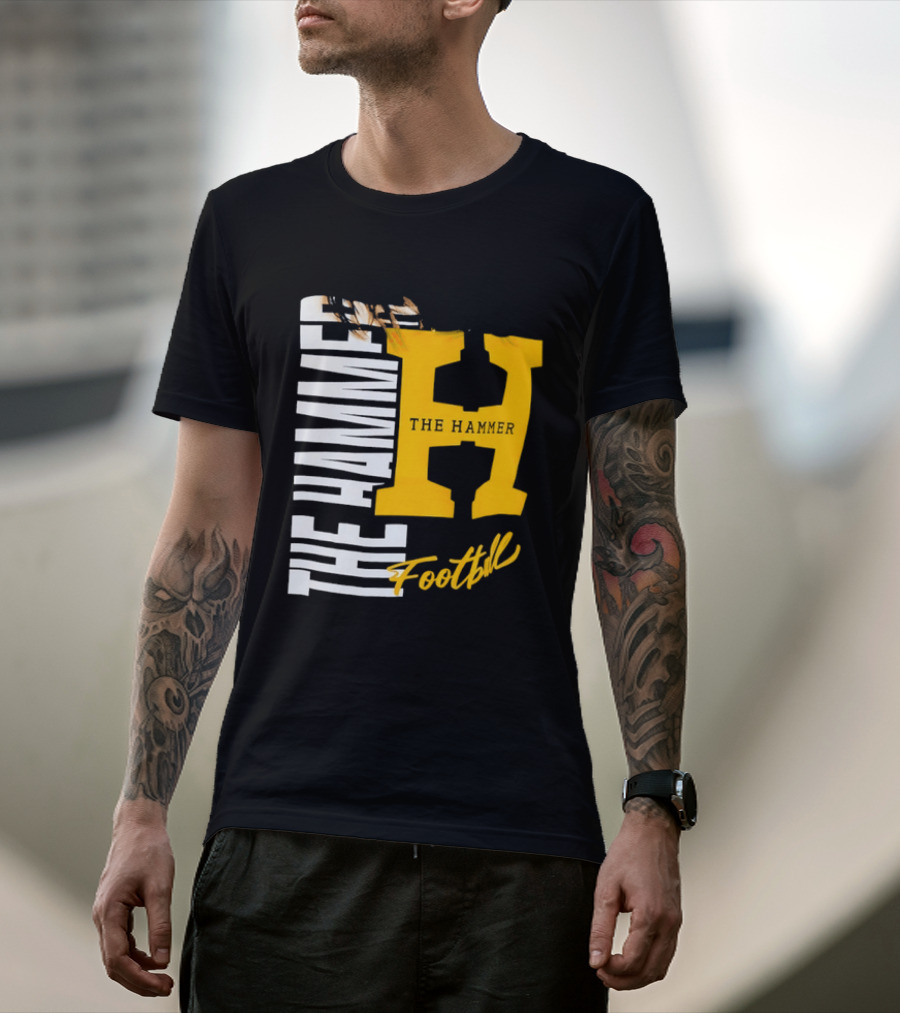 The Hammer H Athletic Football Team T-Shirt