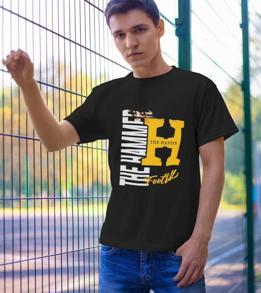 The Hammer H Athletic Football Team T-Shirt
