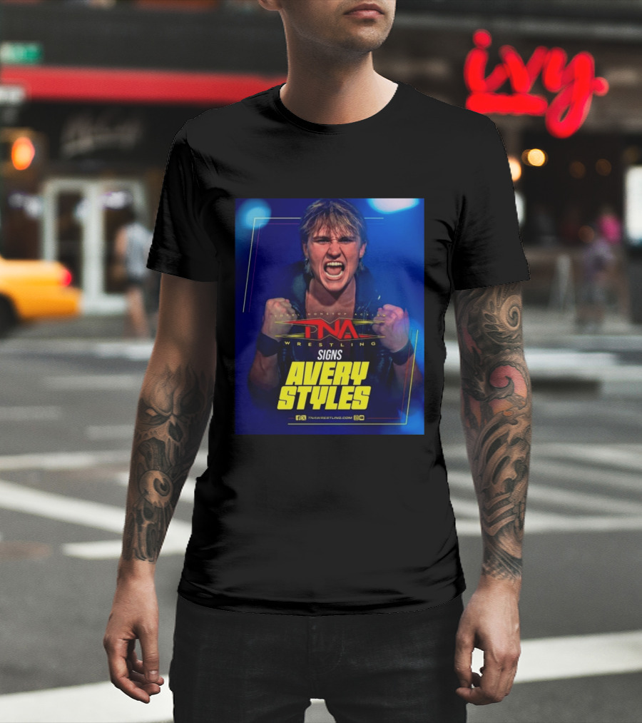 TNA Wrestling Signs Avery Styles Phenomenal Son T-Shirt