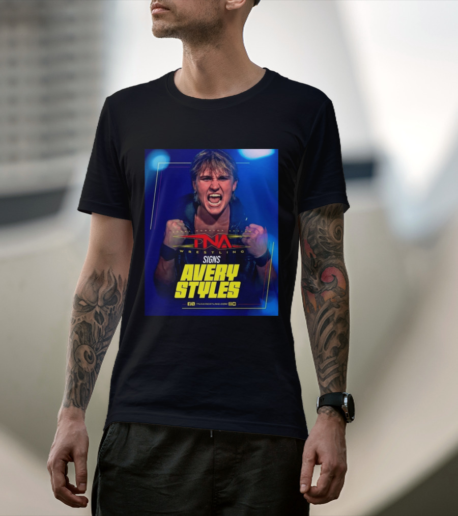 TNA Wrestling Signs Avery Styles Phenomenal Son T-Shirt