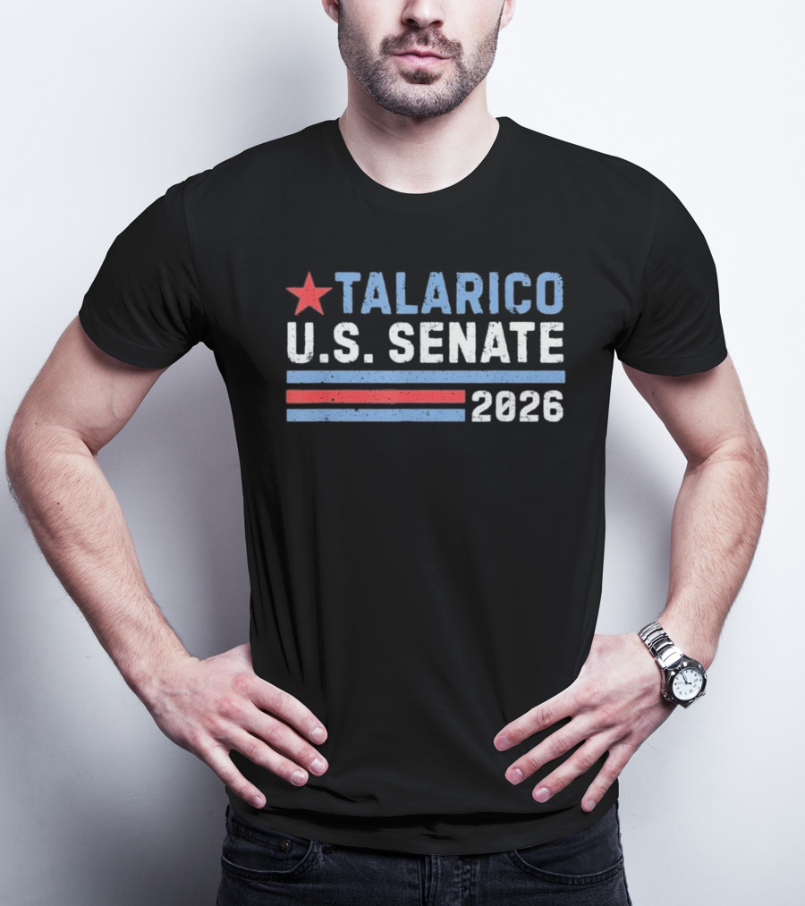 Talarico U.S. Senate 2026 Texas Campaign Star And Stripes T-Shirt