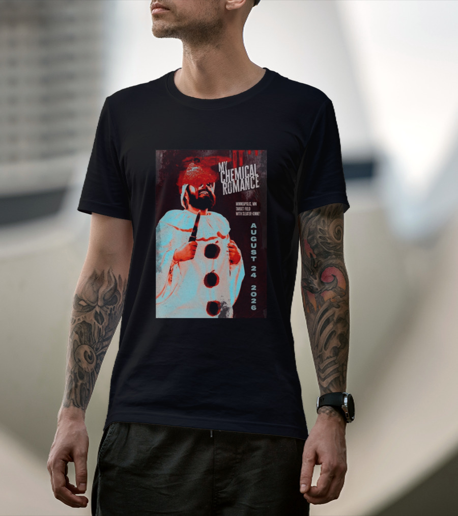 My Chemical Romance Minneapolis MN Target Field August 24 2026 With Sleater Kinney T-Shirt