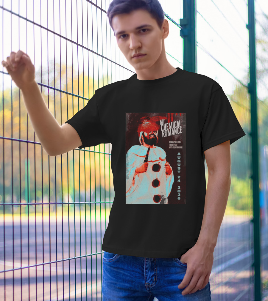 My Chemical Romance Minneapolis MN Target Field August 24 2026 With Sleater Kinney T-Shirt