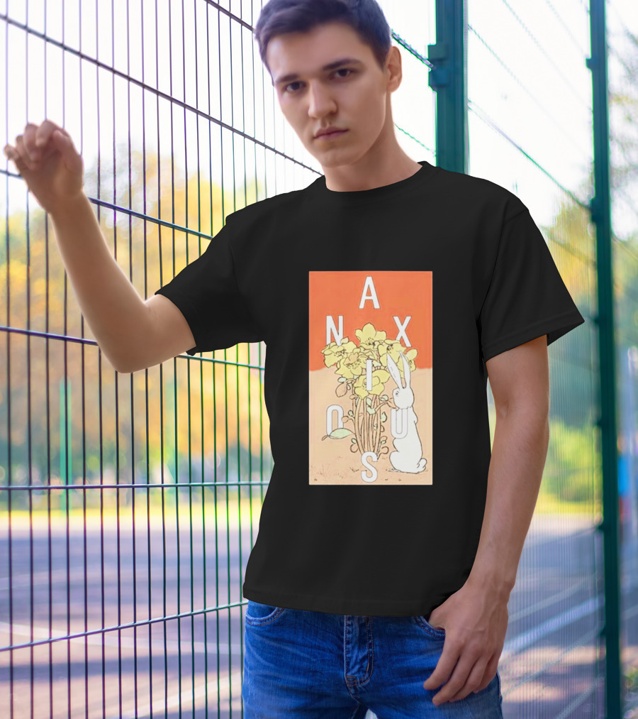 Anxious Tour 2026 Bouquet And Rabbit Summer Fall T-Shirt