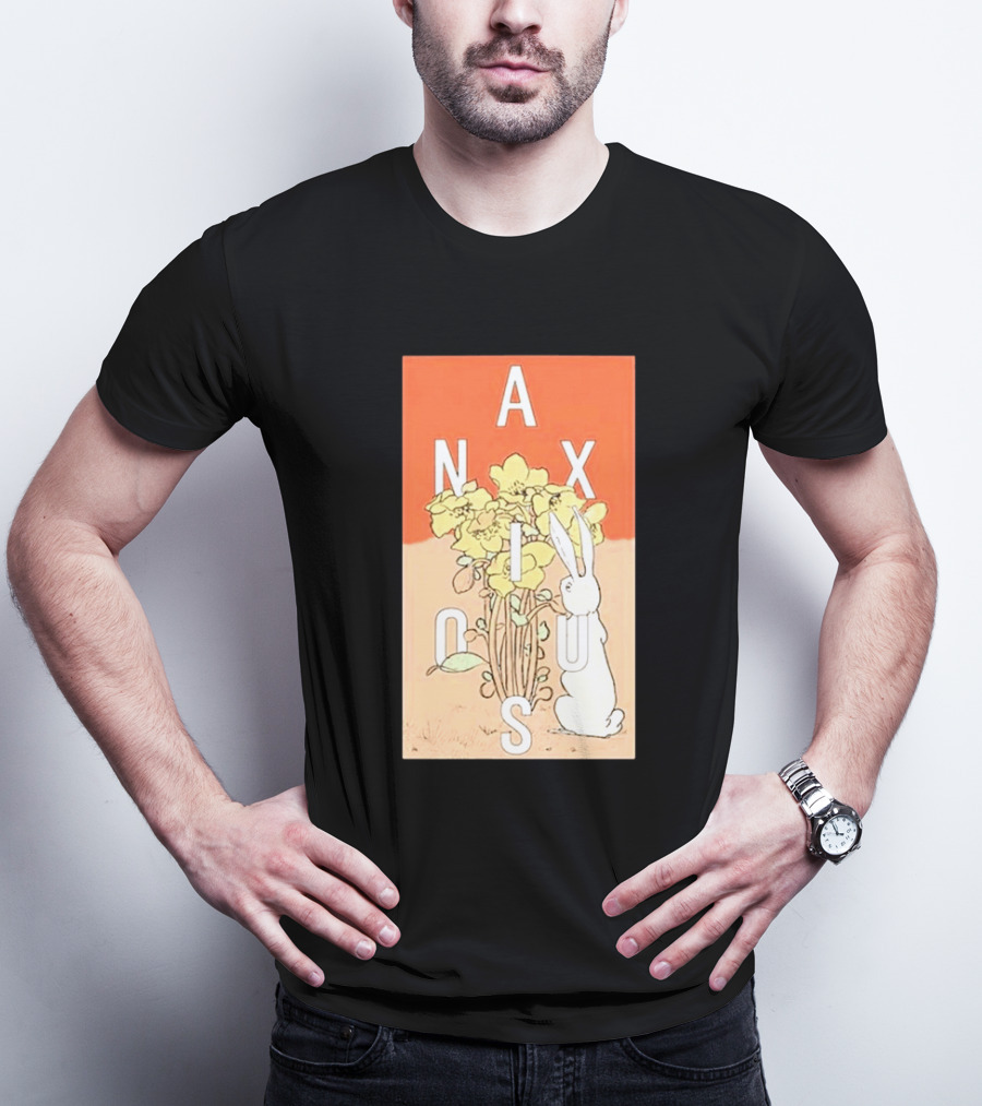 Anxious Tour 2026 Bouquet And Rabbit Summer Fall T-Shirt