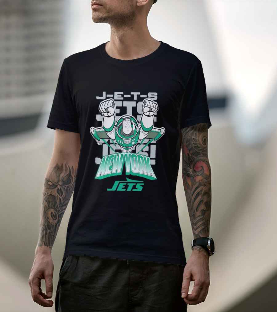Buzz Lightyear New York J E S Football Team Fan T-Shirt