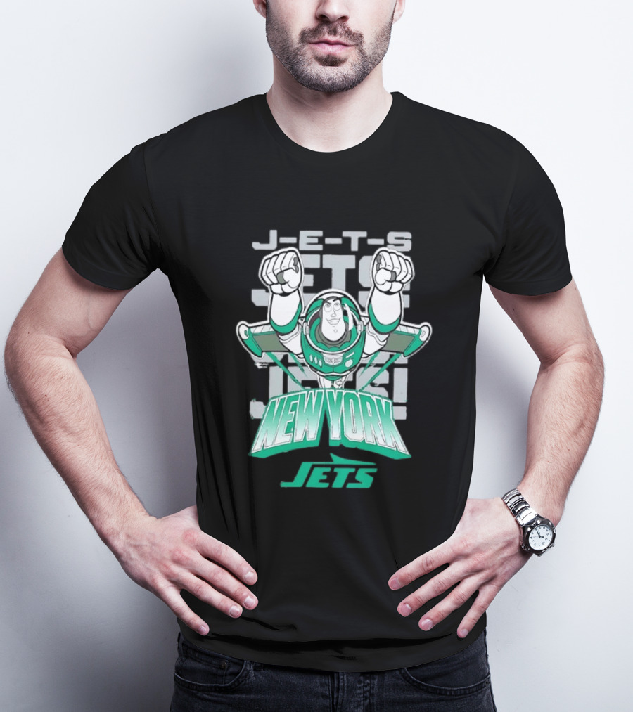Buzz Lightyear New York J E S Football Team Fan T-Shirt