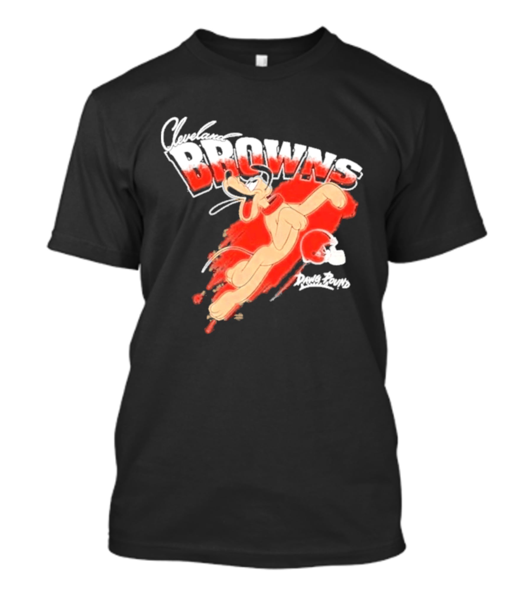 Disney Marvel Collection Pluto Cleveland Browns Collaboration T-Shirt