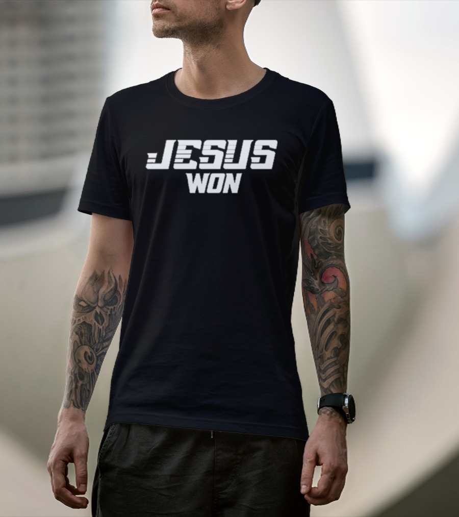 Grand Canyon Baseball Jesus Won Text Christian T-Shirt