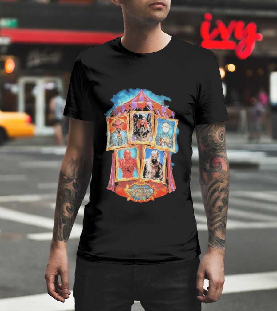 Halloween Horror Nights 2026 Key 2028 Horror Extravaganza T-Shirt
