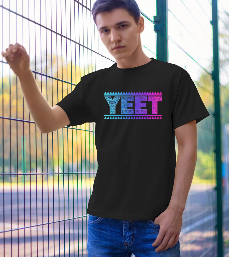 YEET Tribal Slang Gradient T-Shirt