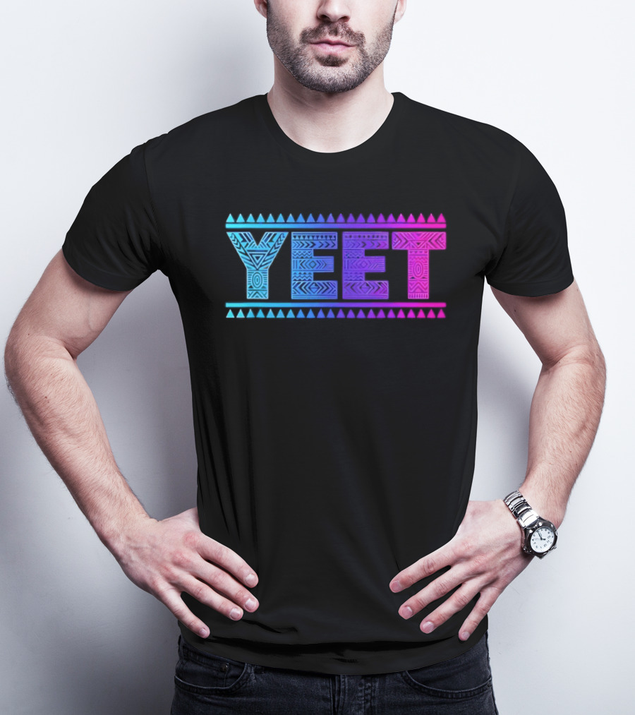 YEET Tribal Slang Gradient T-Shirt
