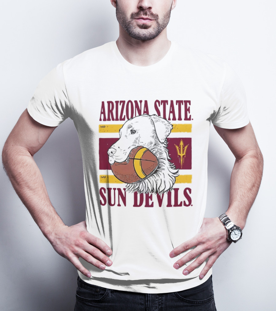 Arizona State Sun Devils Dog Football Team Spirit T-Shirt