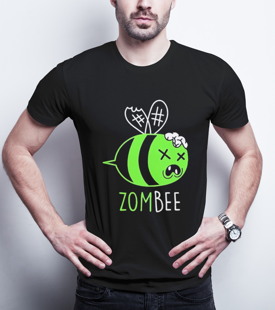 Zombee Brainy Undead Insect Horror Bee T-Shirt