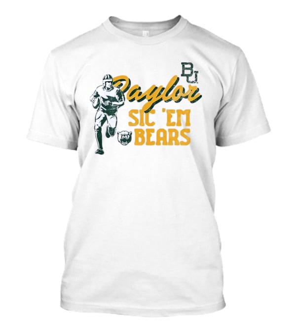 Baylor Bears Sic 'Em BU Football Eighteen Forty Five T-Shirt