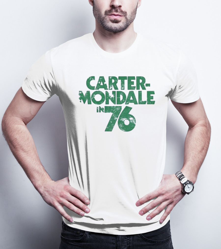 Carter Mondale In 76 Distressed Campaign T-Shirt
