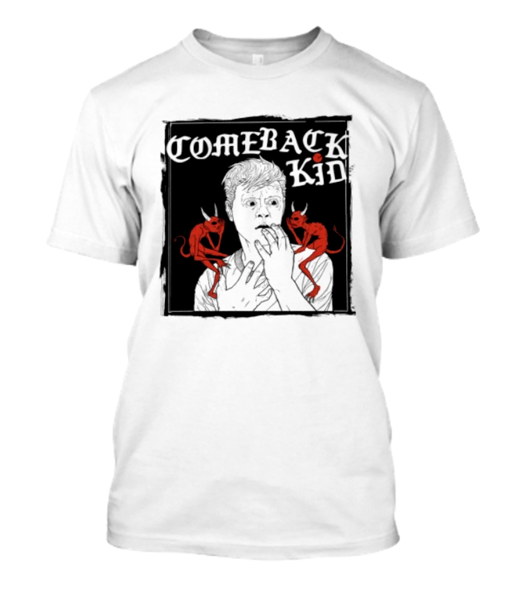 Comeback Kid Grey The Wrong Side Store Unique Artistic T-Shirt
