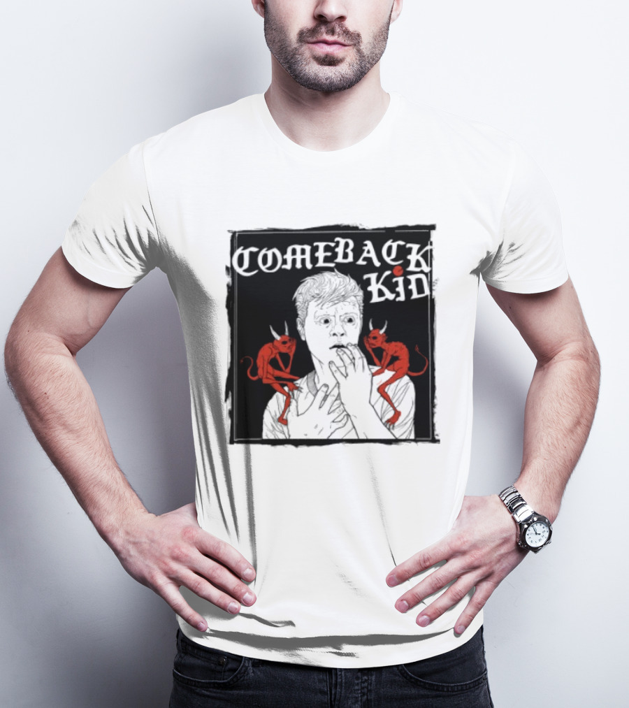 Comeback Kid Grey The Wrong Side Store Unique Artistic T-Shirt
