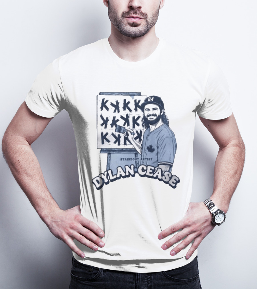 Dylan Cease Strikeout Artist Happy Little K's Baseball Painting T-Shirt