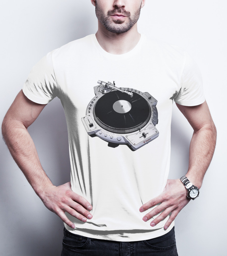 Vestax QFO Turntable Professional DJ Equipment Scratch Mixing T-Shirt