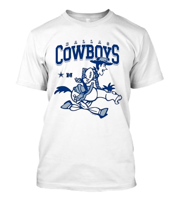 Woody Bullseye Dallas Cowboys Disney Mashup NFC Football T-Shirt