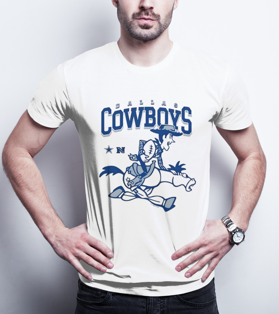 Woody Bullseye Dallas Cowboys Disney Mashup NFC Football T-Shirt