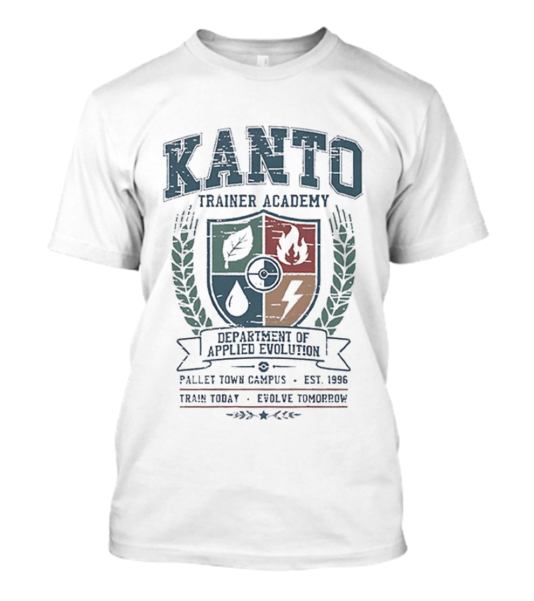 Kanto Trainer Academy Pokémon Department Of Applied Evolution Pallet Town Est. 1996 T-Shirt